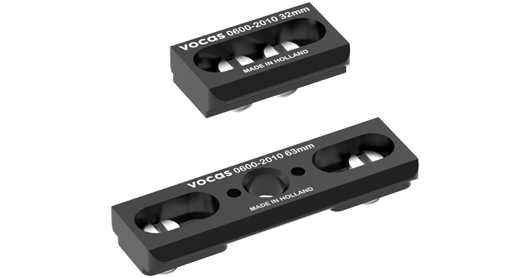 Vocas Low NATO Rail 2-Piece Kit (1.3" and 2.5") 0600-2010 B&H