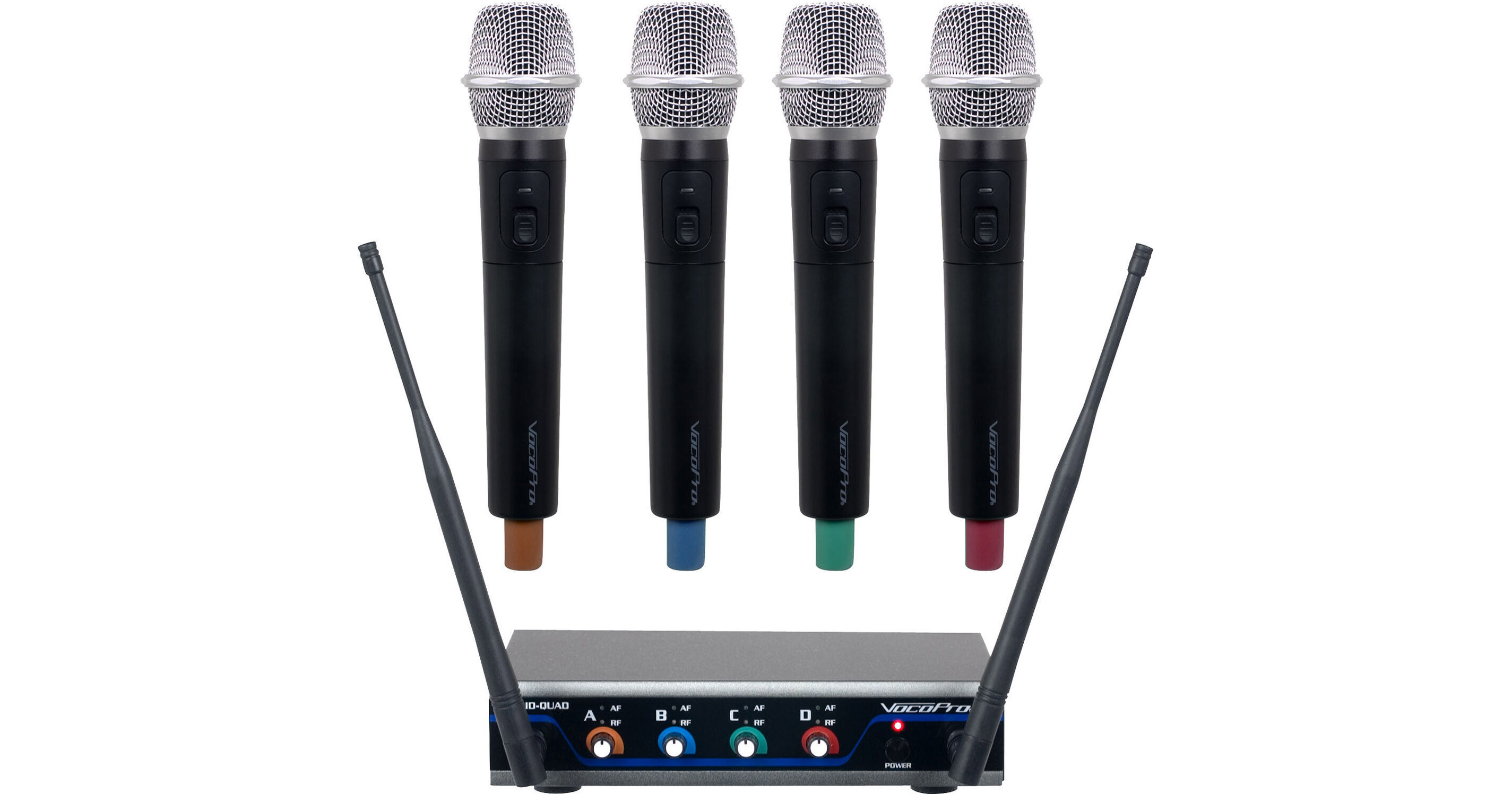 VocoPro Digital-Quad-H2 Four-Channel UHF Wireless