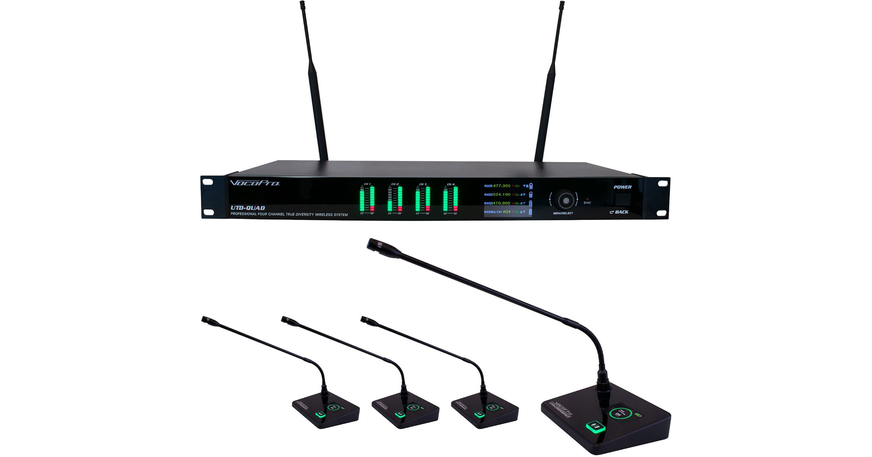 VocoPro UTD-QUAD-CONFERENCE 4-Channel Wireless UTD-QUAD-CONF B&H