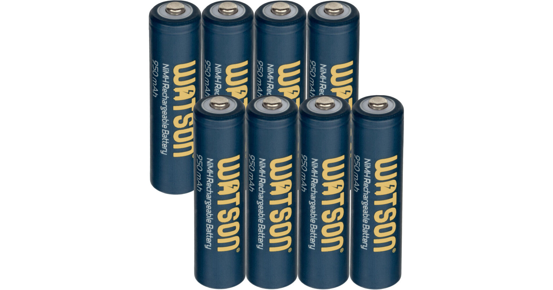 Watson AAA NiMH Rechargeable Batteries AAA-NIMH950-8 B&H Photo