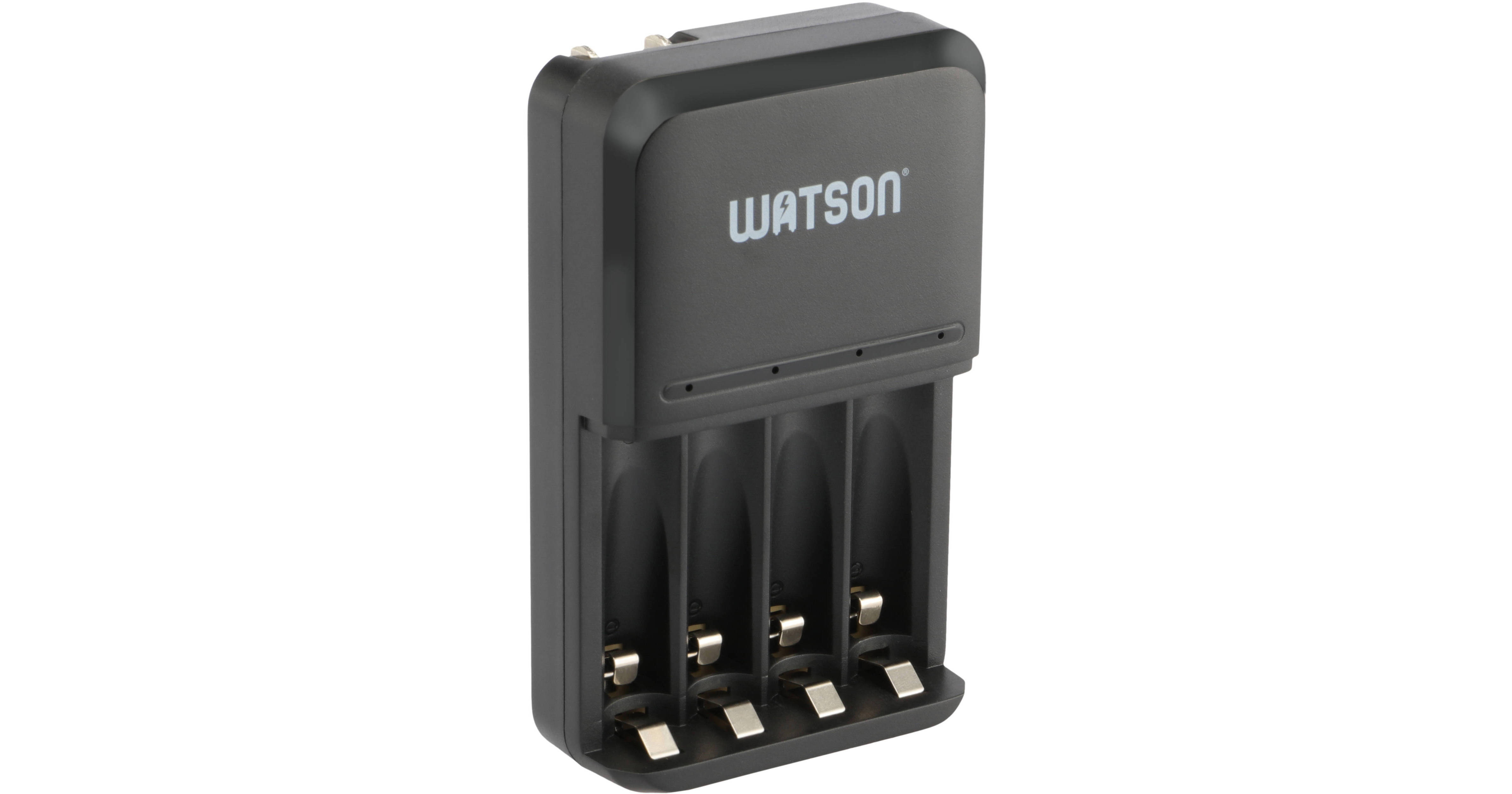 Watson 4-Bay Charger for AA/AAA NiMH Batteries AAC-4NM2-B B&H