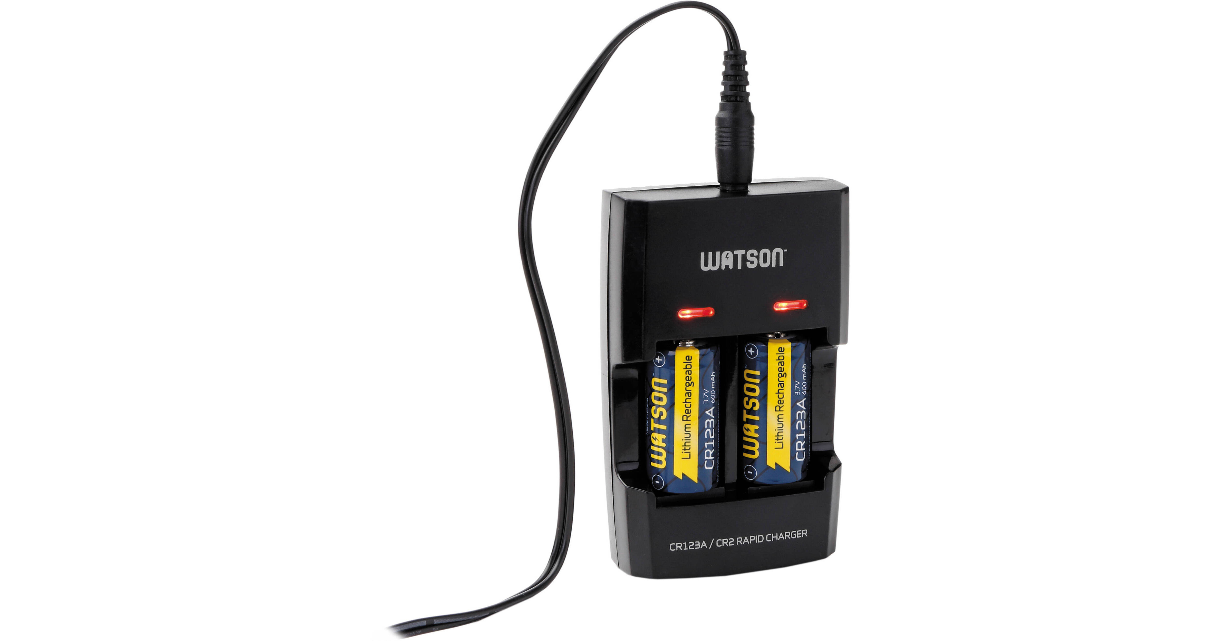 Watson Dual Rapid Charger for 3.7V CR123A and CR2 ADC-CR123A-II