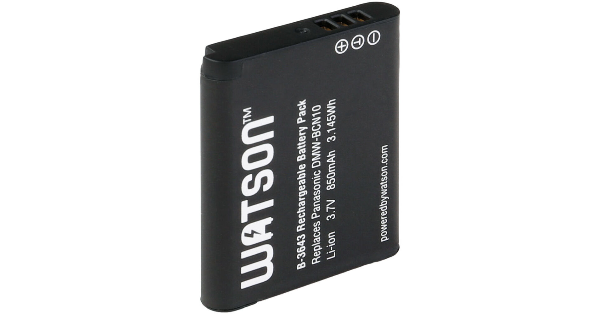 Watson DMW-BCN10 Lithium-Ion Battery Pack (3.7V, 850mAh) B-3643