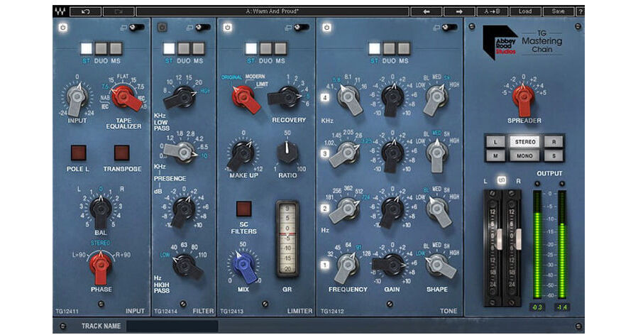 Waves Abbey Road TG Mastering Chain for Pro Audio ABRDTGMC B&H