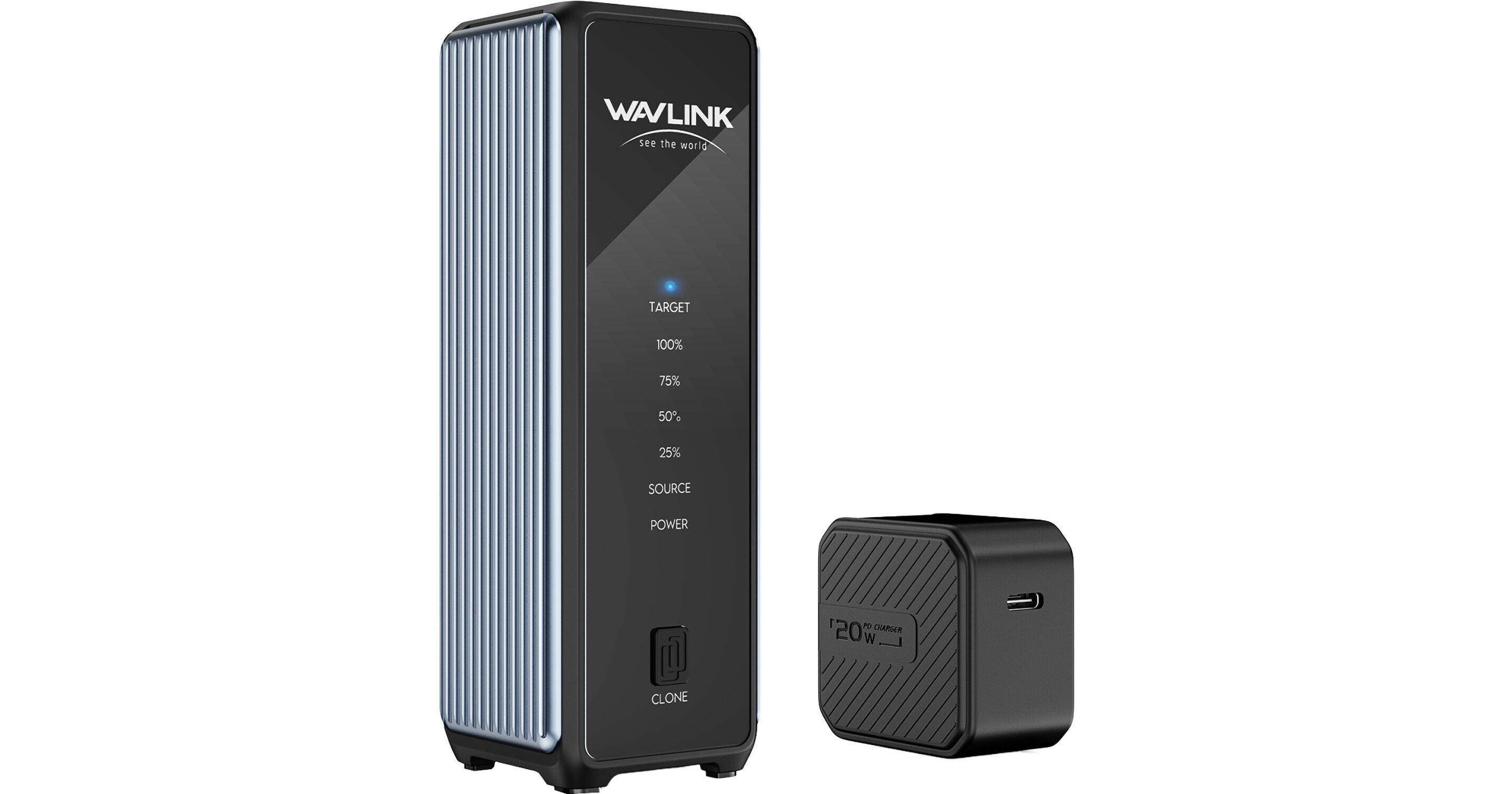 Wavlink USB4 PCIe NVMe Dual SSD Enclosure WL-ST420 B&H Photo