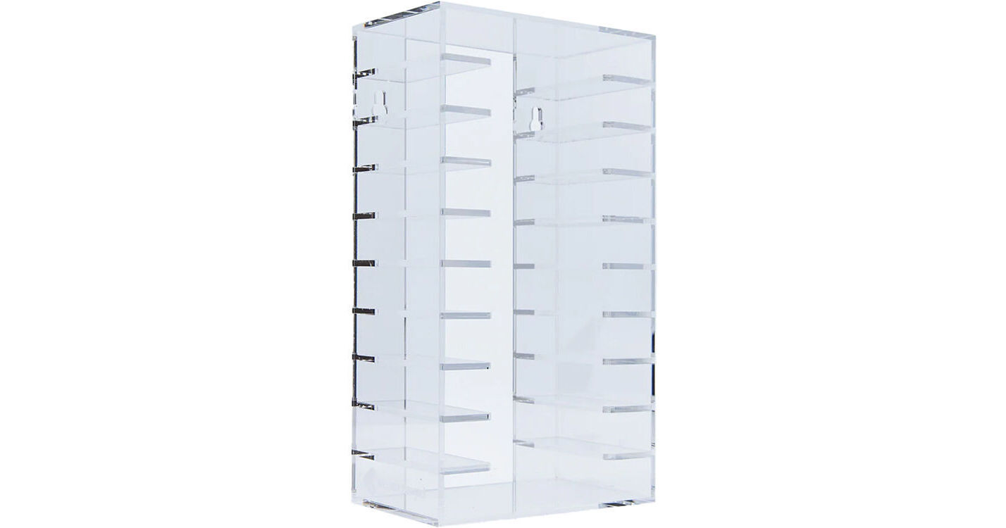 WE ARE REWIND Cassette Rack (Transparent) RACK-002 B&H Photo
