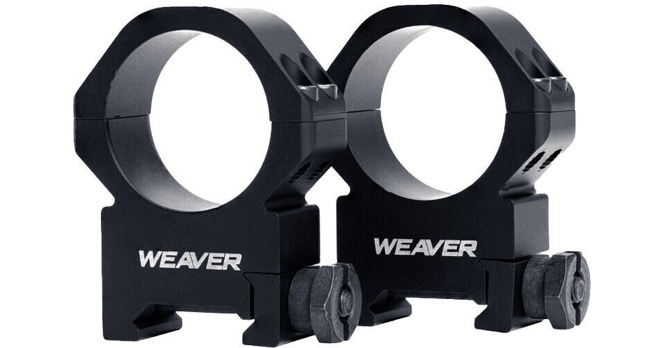 Weaver 30mm Precision Tactical Riflescope Rings 99521 B&H Photo