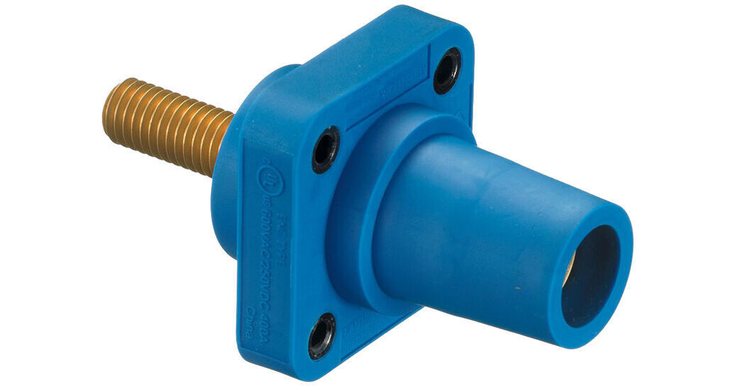 Whirlwind Single-Pole Female AC Connector Panel Mount HBLFRSCBL