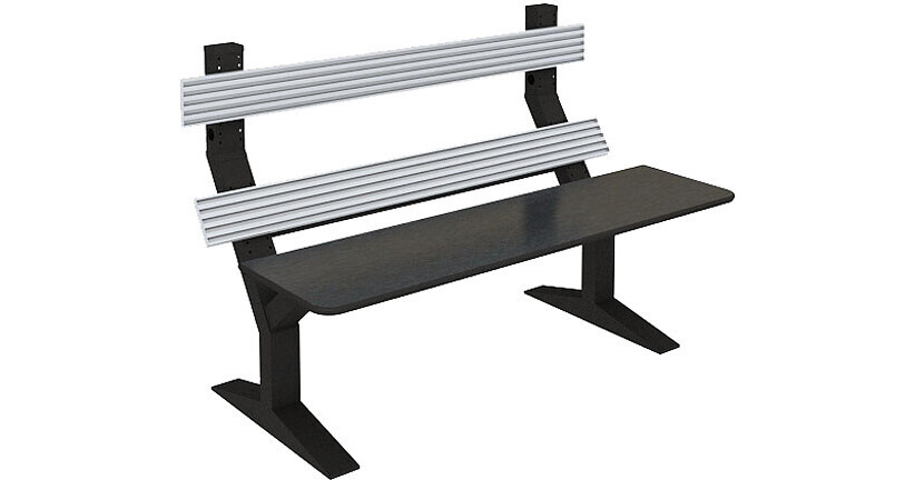 Winsted EnVision Double Tier with 7.5" Slat-Wall Command B3037