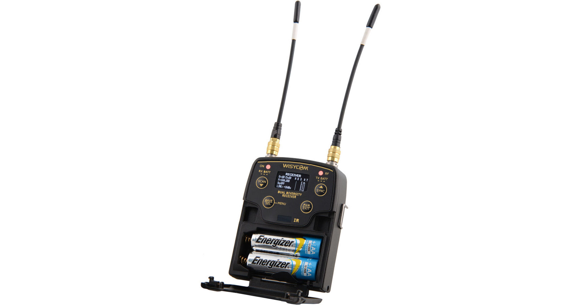 WISYCOM MPR52-ENG 2-Channel Bodypack Receiver MPR52-ENG_B12 B&H