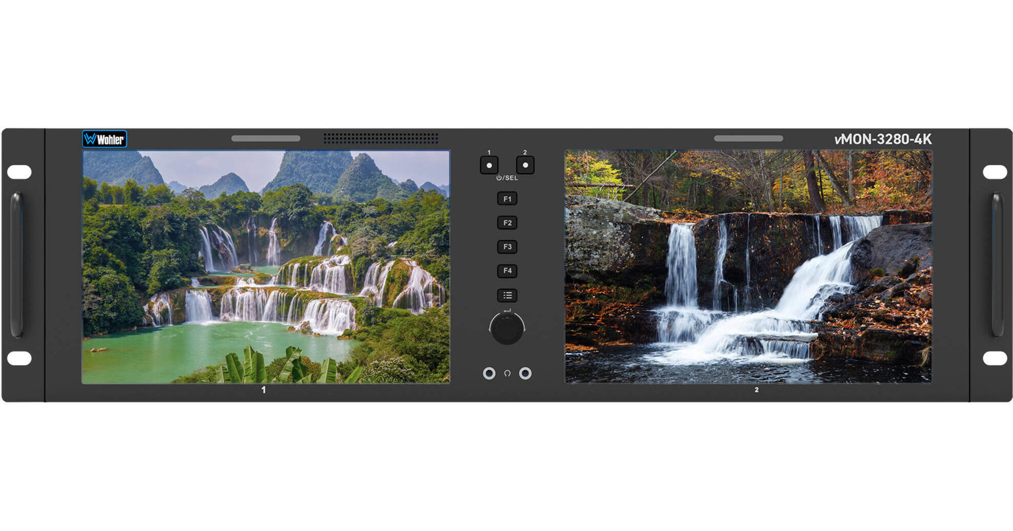 Wohler vMON-3280-4K Dual 8" Widescreen IPS LCD Video