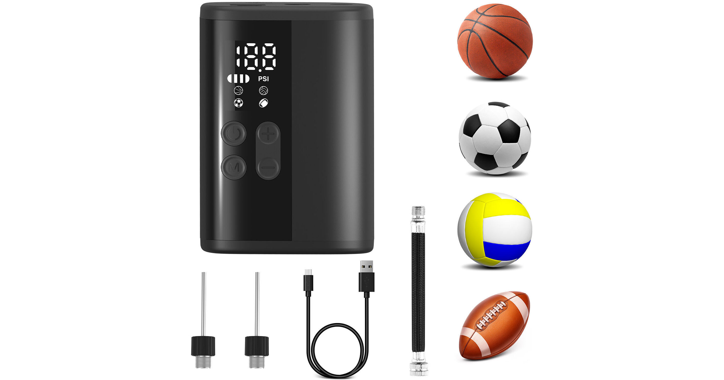 Woowind Kona Rechargeable Sports Pump P101 B&H Photo Video