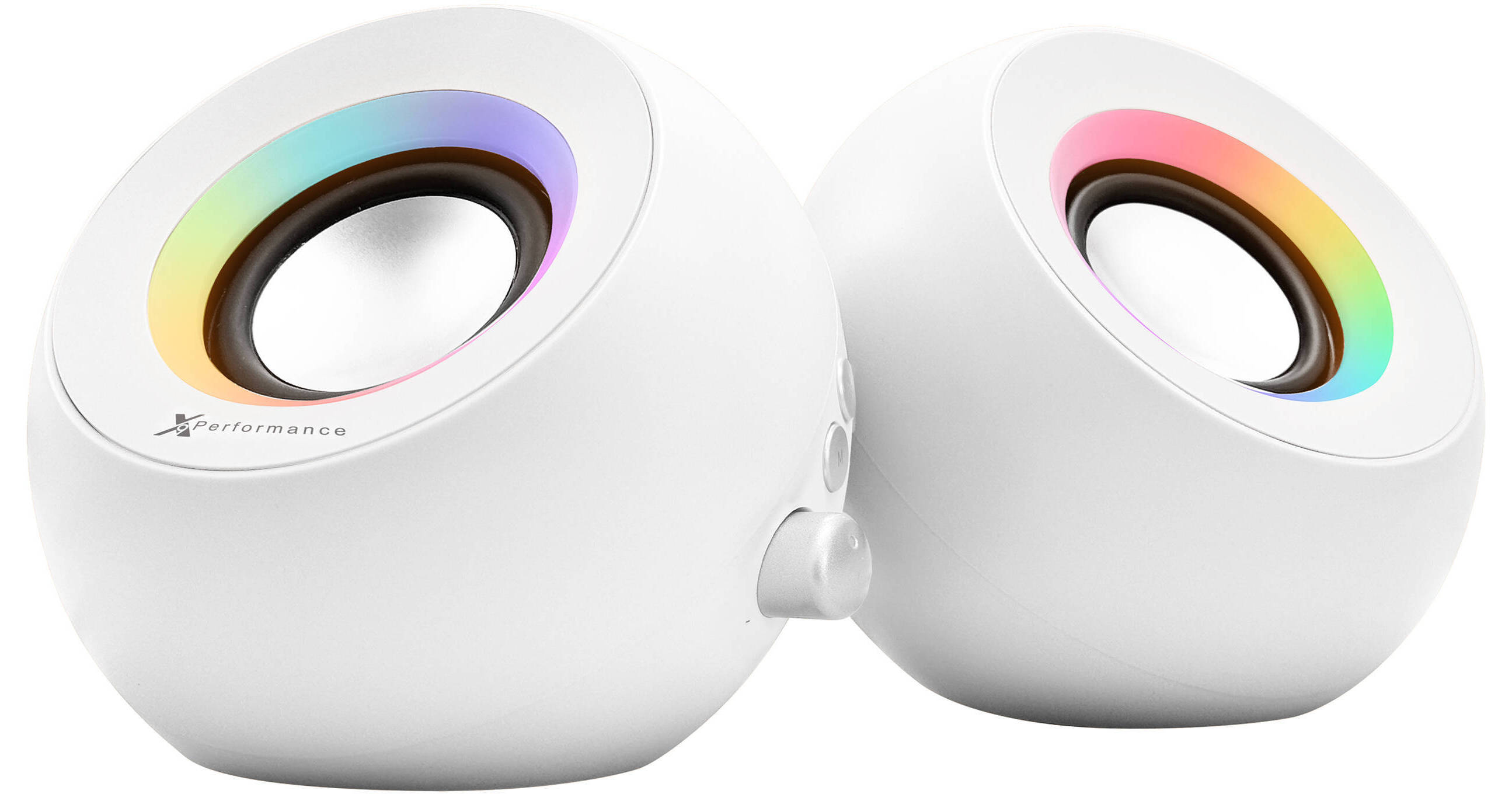 X9 Performance Bluetooth Desktop Speakers (White) X9BTMARBLEWT