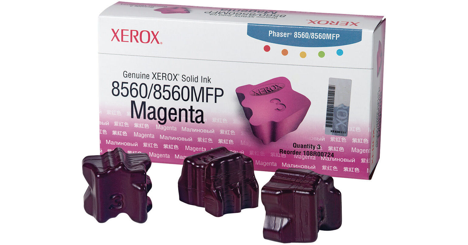 Xerox Magenta Solid Ink for Phaser 8560 & 8560MFP 108R00724 B&H