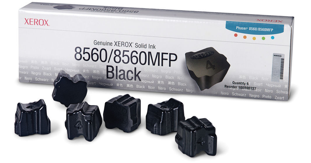 Xerox Black Solid Ink for Phaser 8560 & 8560MFP 108R00727 B&H