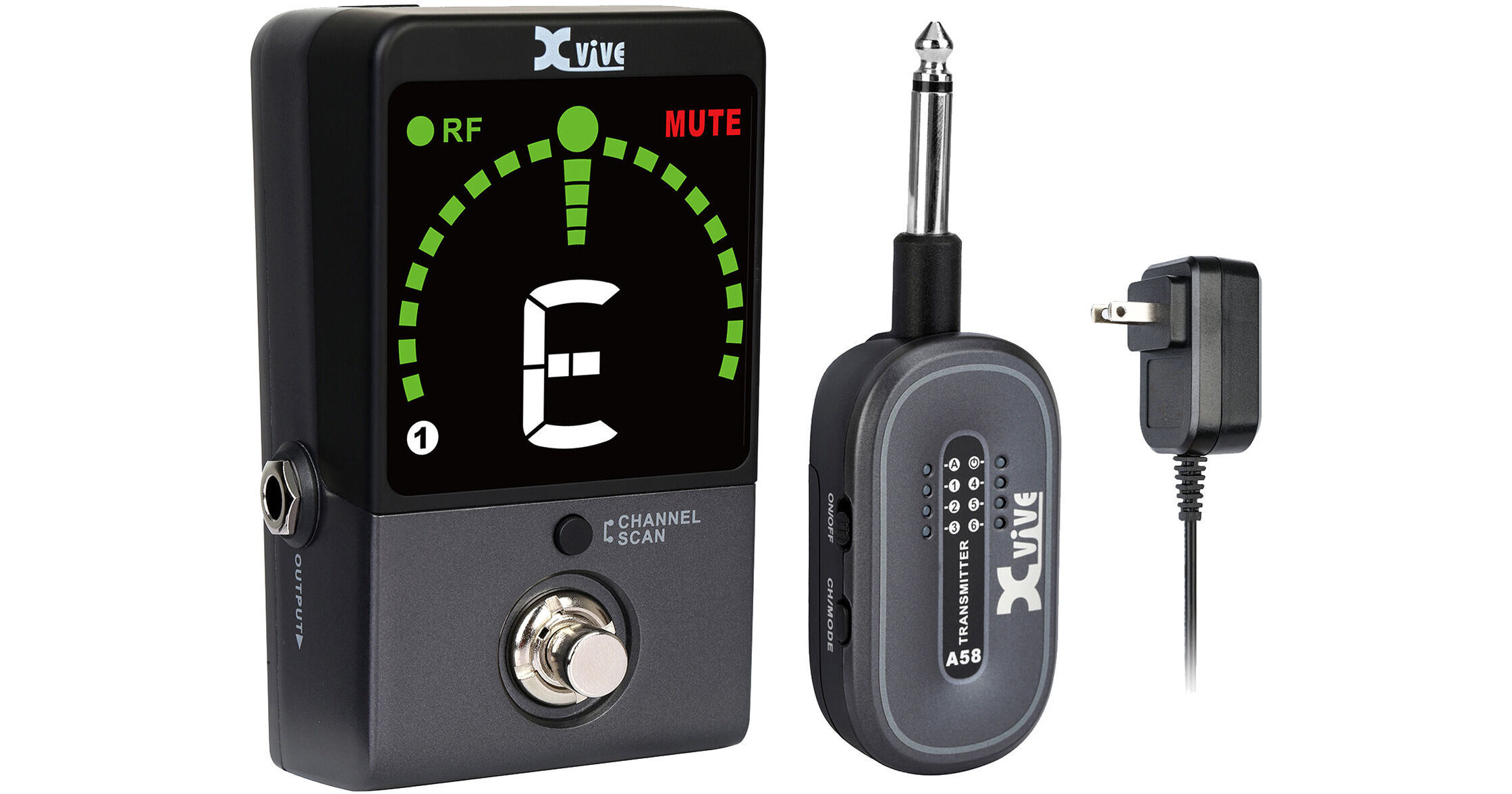 Xvive Audio P58 Wireless Guitar Pedal System and Tuner P58 B&H