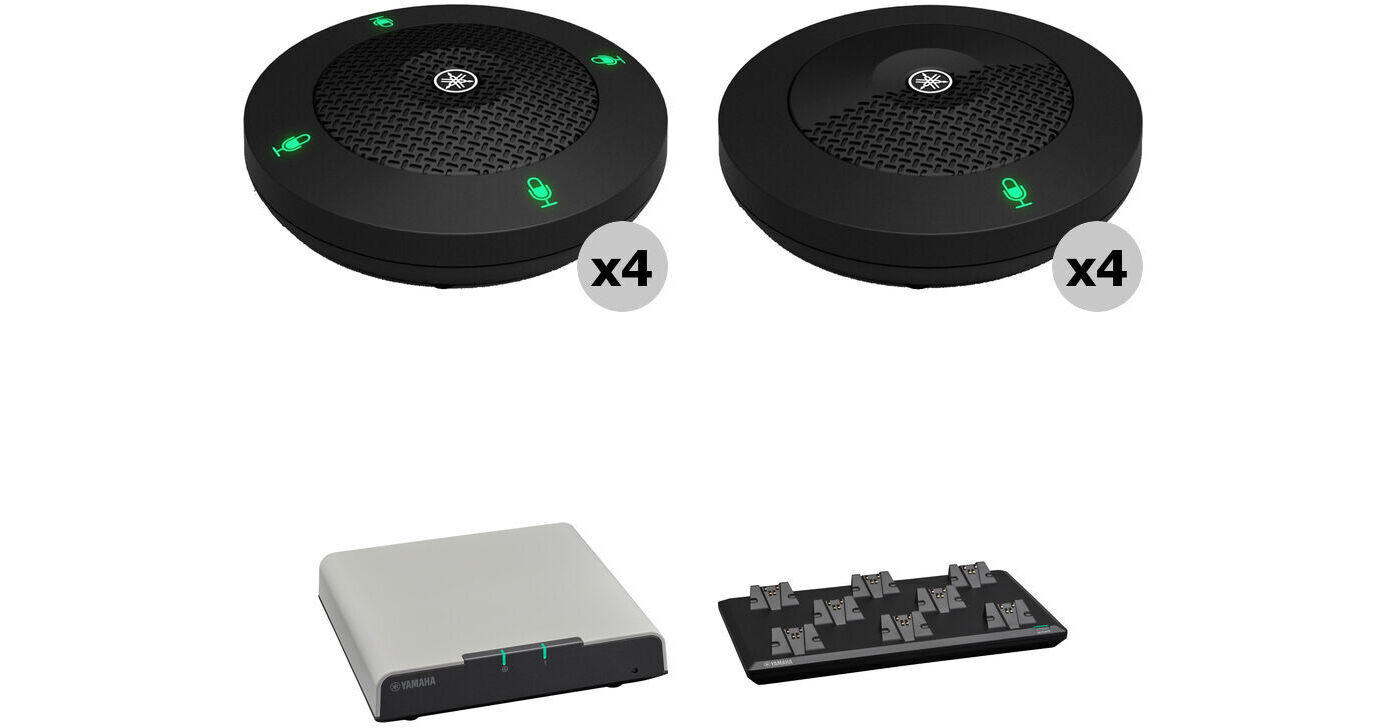 Yamaha ADECIA 8-Channel DECT Wireless Boundary Microphone Kit