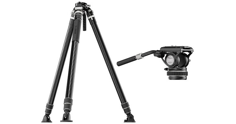 YC Onion Pineta Lite Tripod with Rubber Feet & FH75S TL75SHDFH