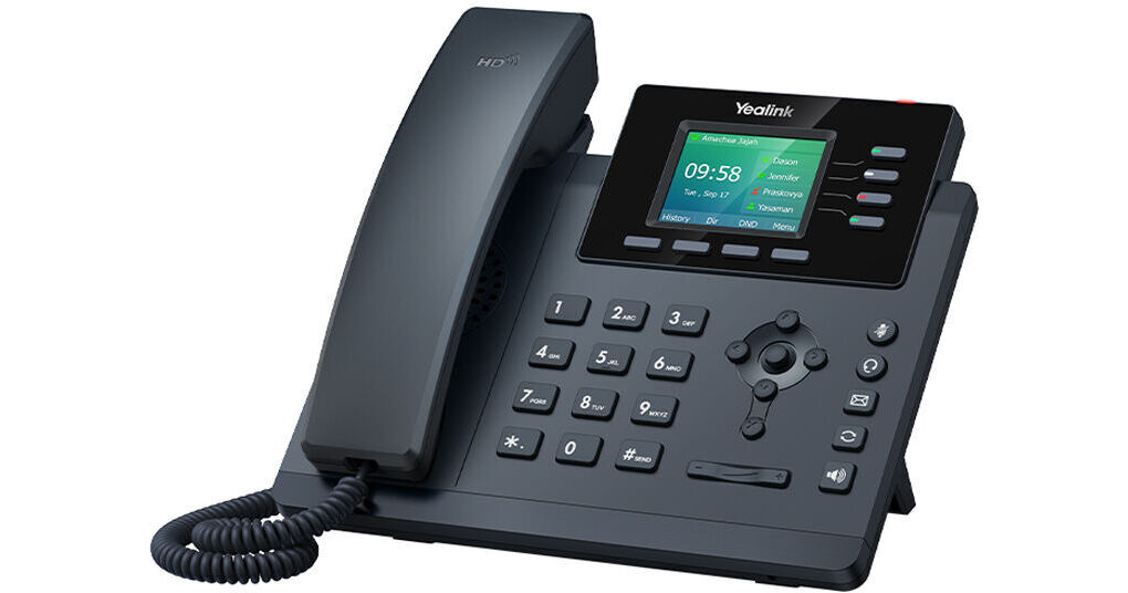 Yealink SIP-T34W IP Desk Phone with Power Adapter SIP-T34W-PWR