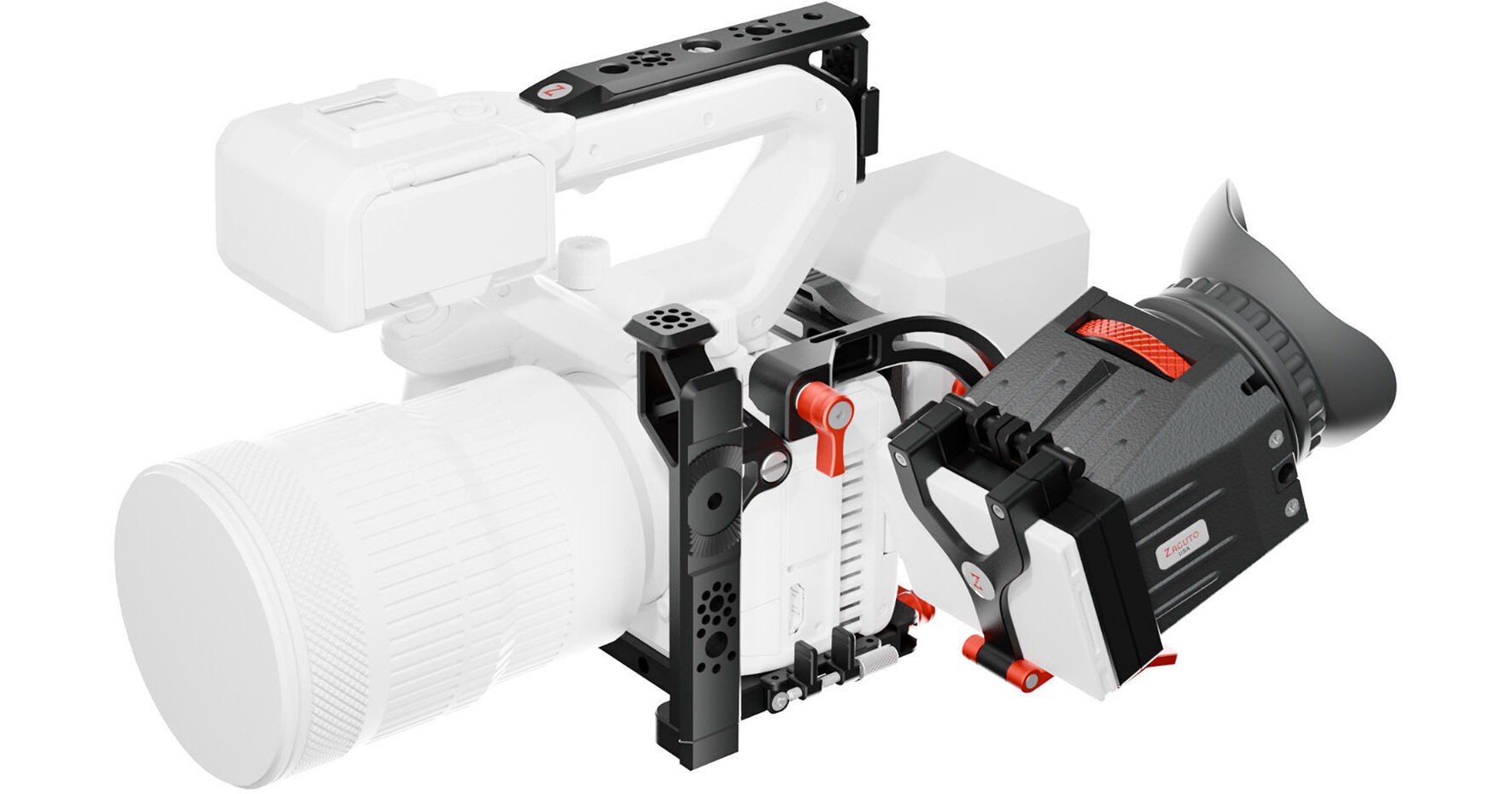 Zacuto Camera Cage with Z-Finder Kit for Canon C50 Z-C50K B&H