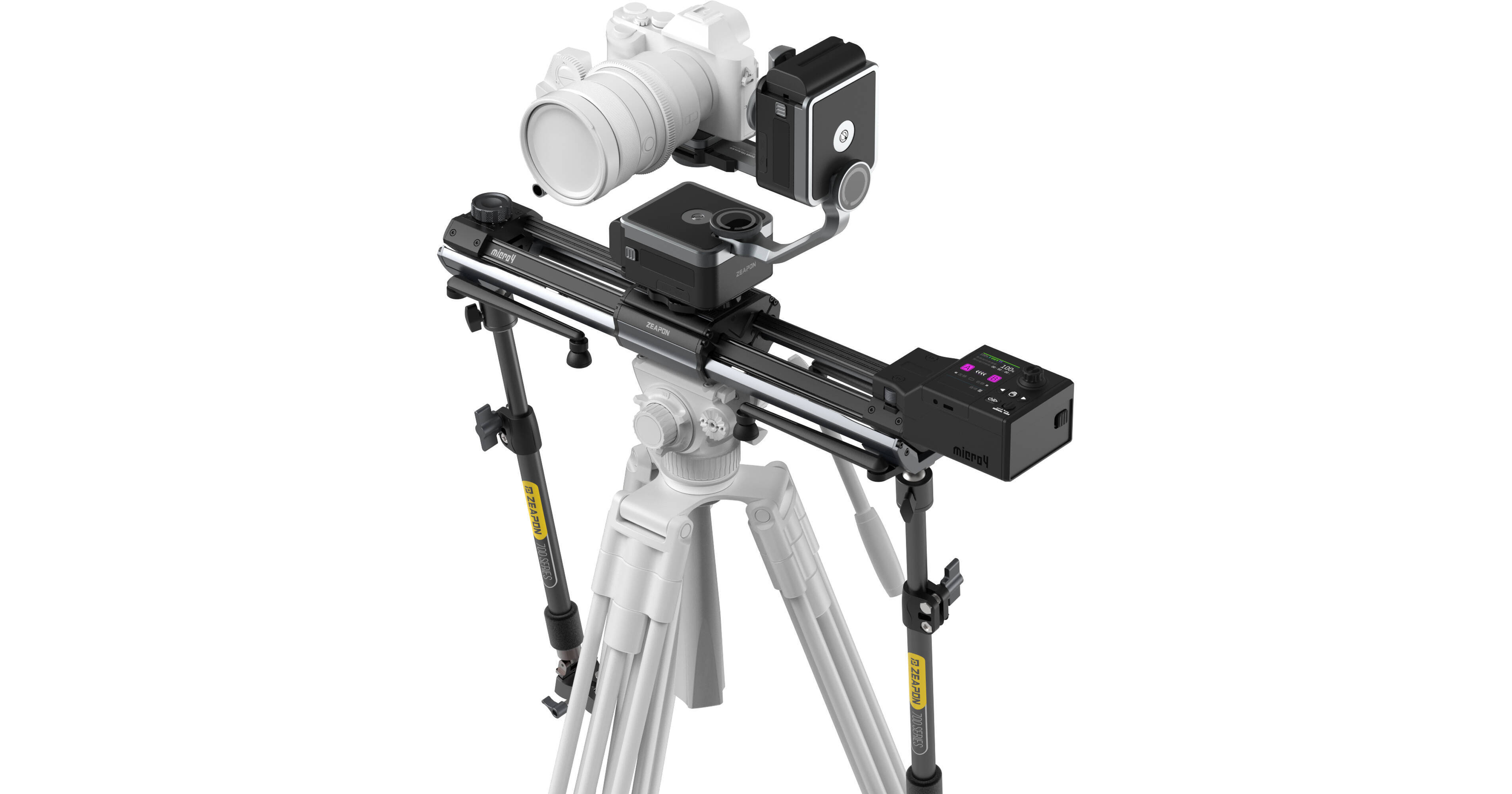 Zeapon Micro4 E700 Double Distance Slider with Motor and TZ-17