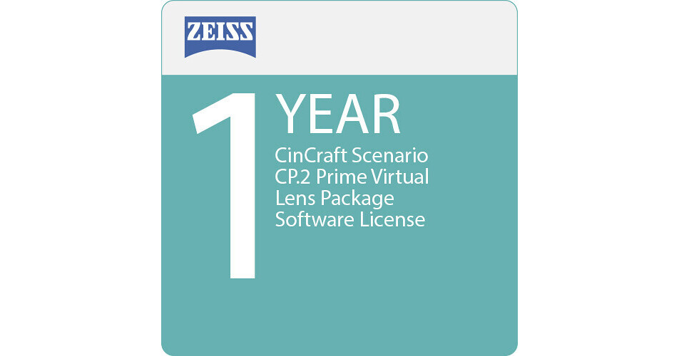ZEISS CinCraft Scenario CP.2 Prime Virtual Lens 000000-2558-928