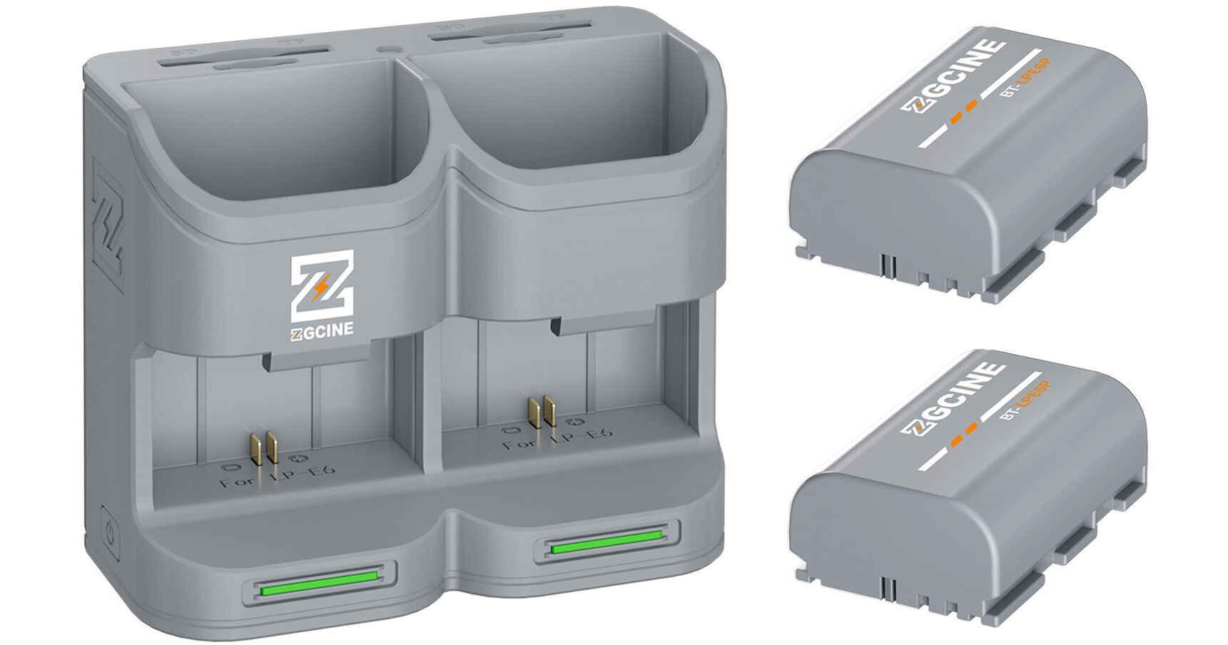 ZGCINE Travel Charging Case Kit with 2 LP-E6P PC2-LPE6P KIT2 B&H