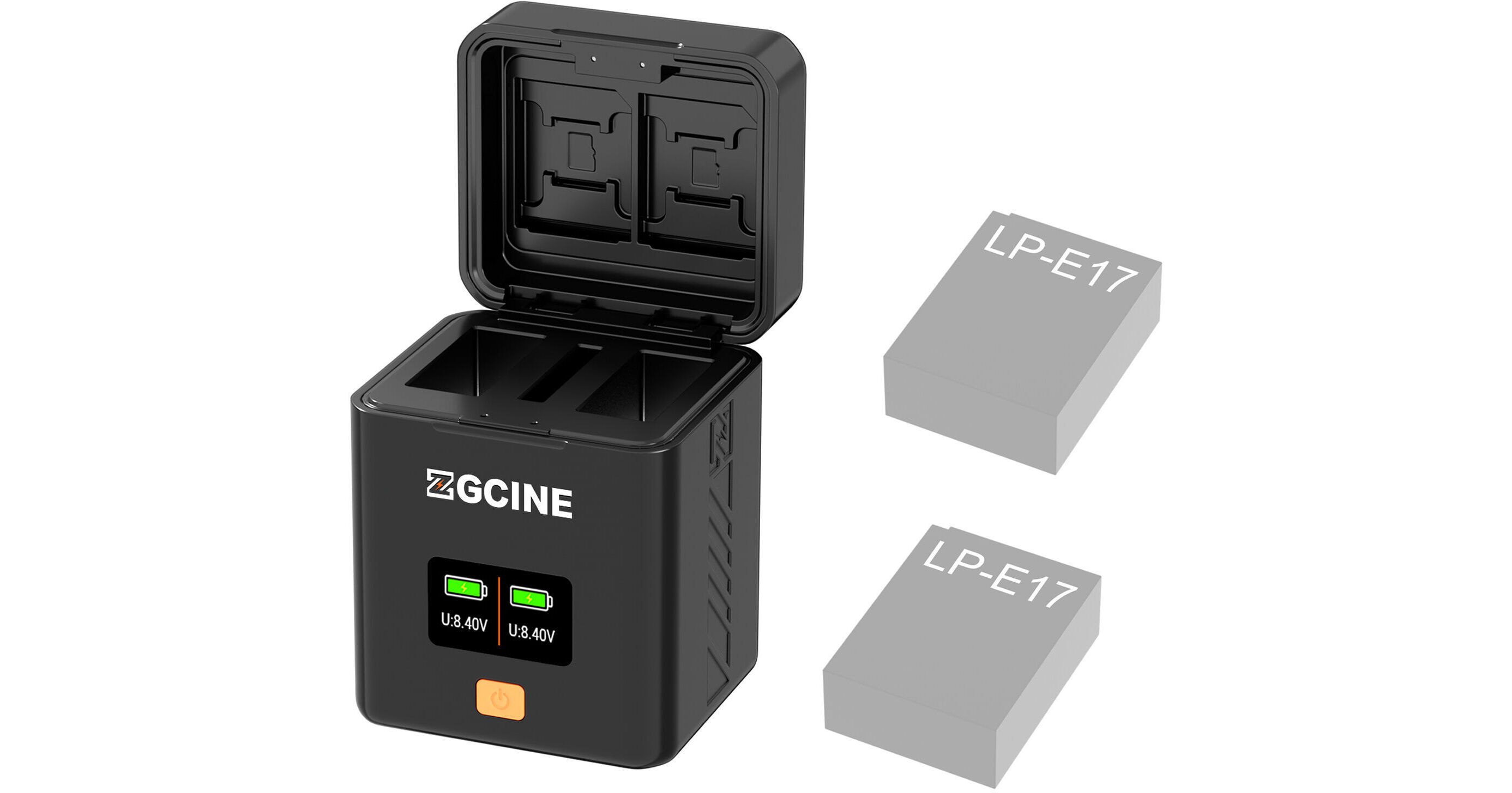 ZGCINE Fast Dual Charger for Canon LP-E17 Batteries PS-E17 B&H