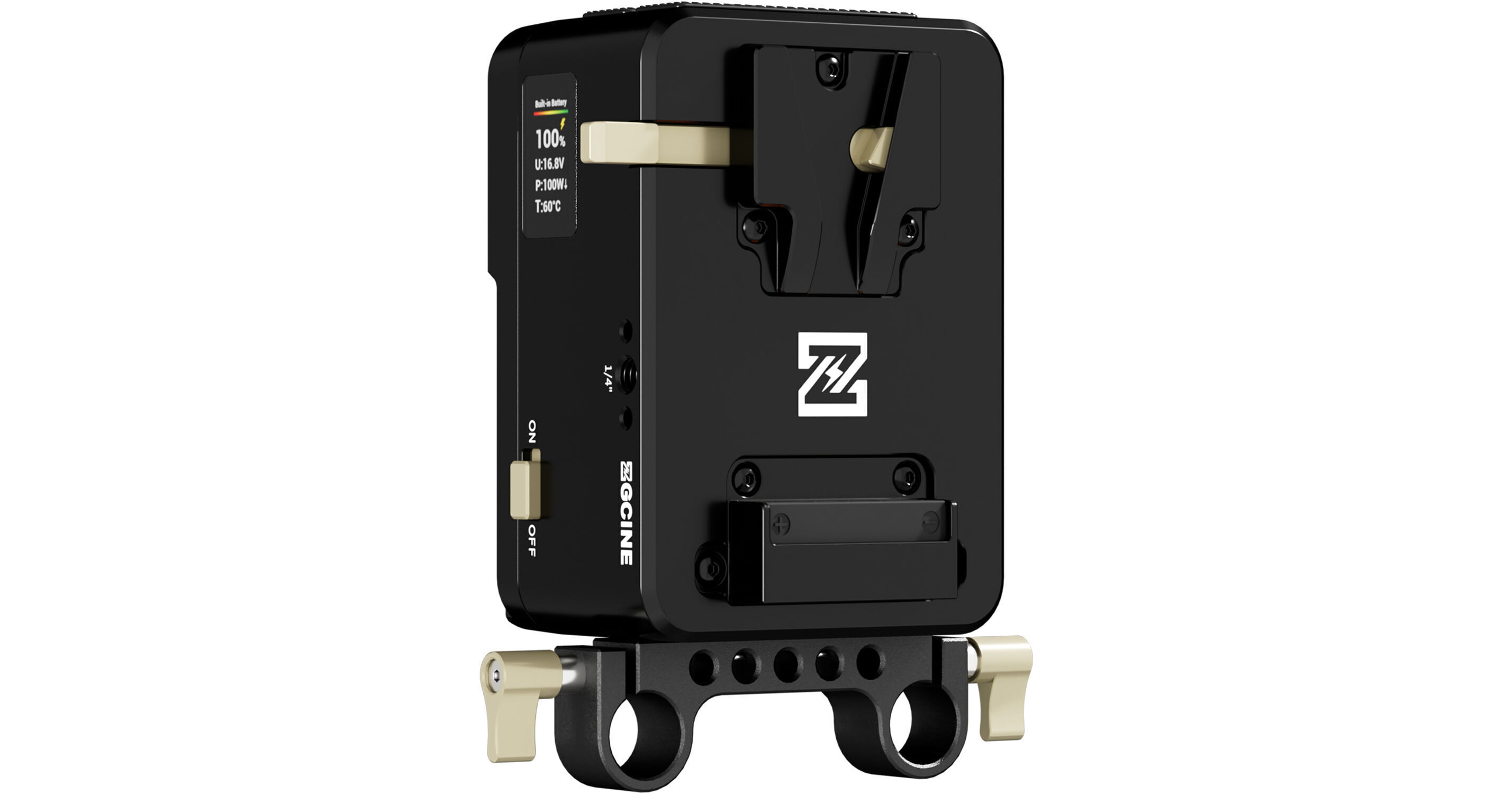 ZGCINE VM-HS1 Hot-Swap V-Mount Battery Plate (Black) VM-HS1