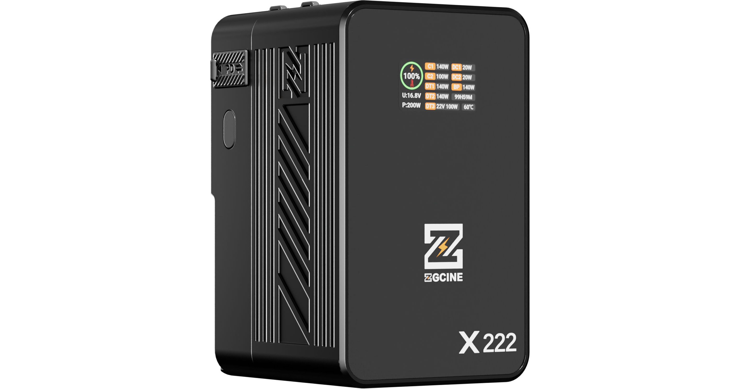 ZGCINE ZG-X222 V-Mount Battery (Black, 60,000mAh) ZG-X222 BLACK