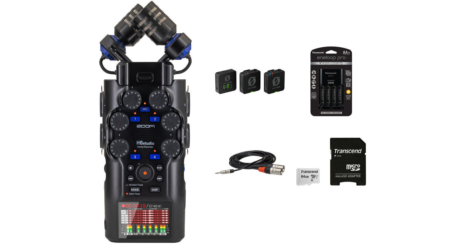 Zoom H6studio 6-Track Handy Recorder with 32-Bit Float Recording