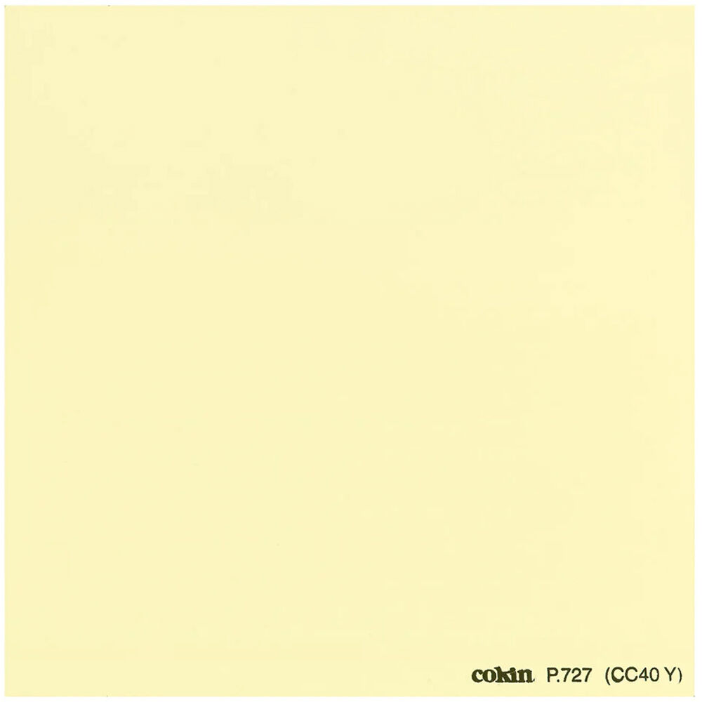 Cokin P727 Color Compensating CC40Y (Yellow) Resin Filter CP727