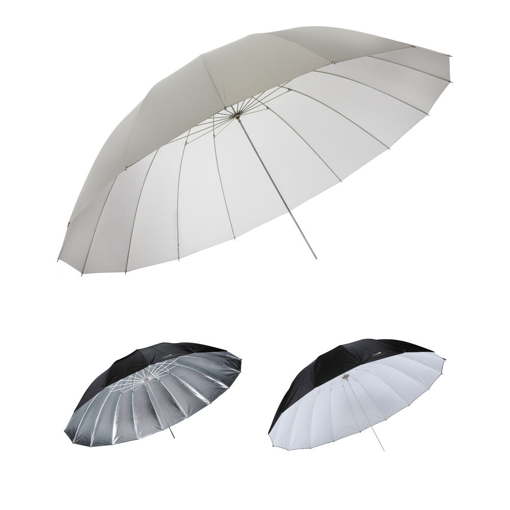 Impact 7' Parabolic 3 Umbrella Kit UP-7KM B&H Photo Video