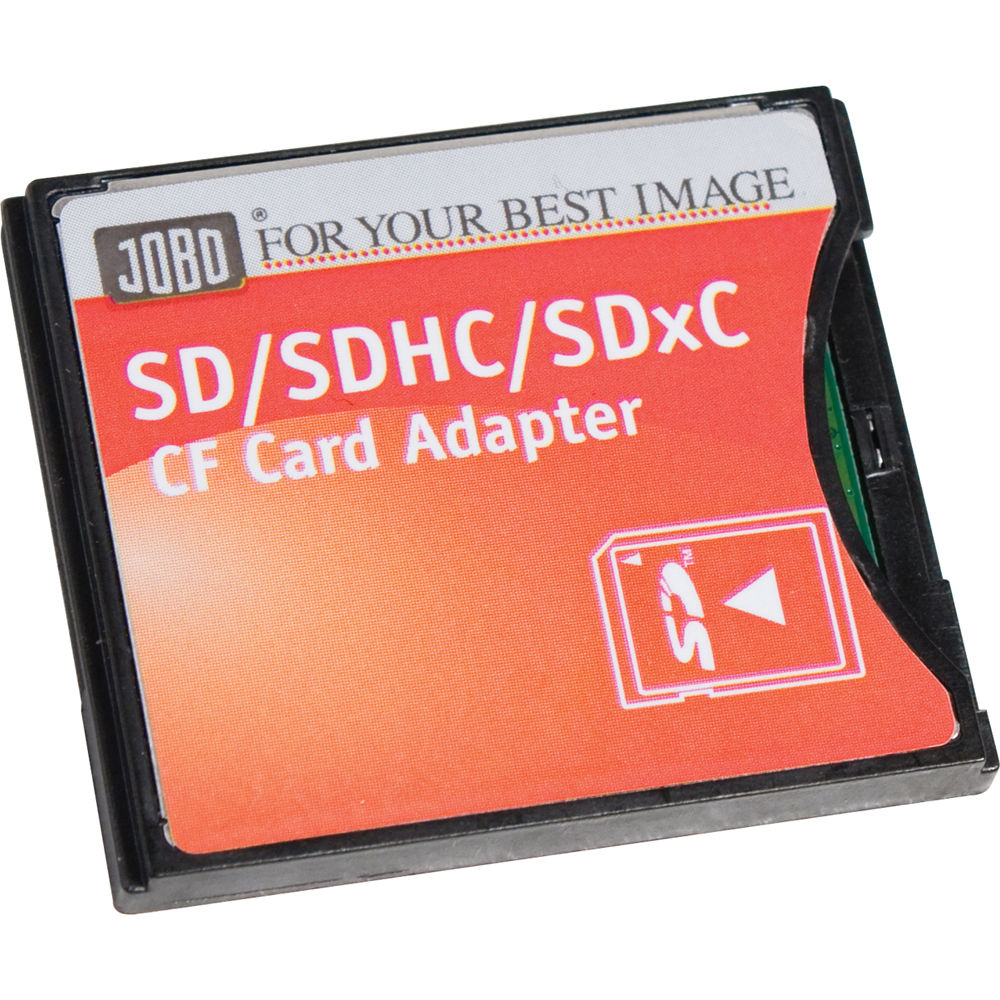 Jobo SD SDHC SDXC To Compact Flash Type II Adapter SE9109 B H Jobo SD SDHC SDXC To Compact Flash Type II Adapter SE9109 B H