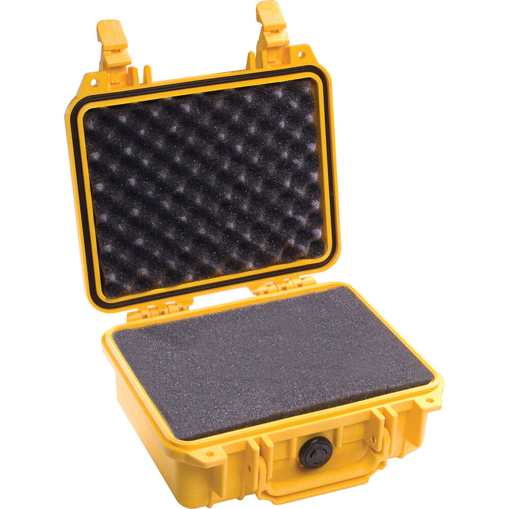 Pelican 1200 Case with Foam (Yellow) 1200-000-240 B&H Photo Video