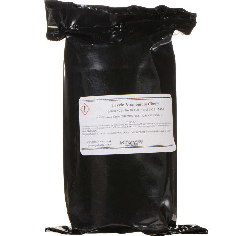 Photographers' Formulary Ferric Ammonium Citrate 10-0500 1LB B&H