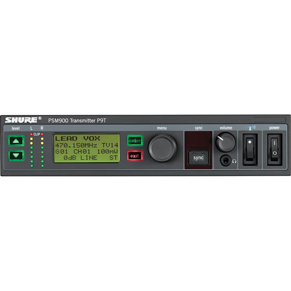 Shure P9T Wireless Transmitter for PSM 900 In-Ear Personal