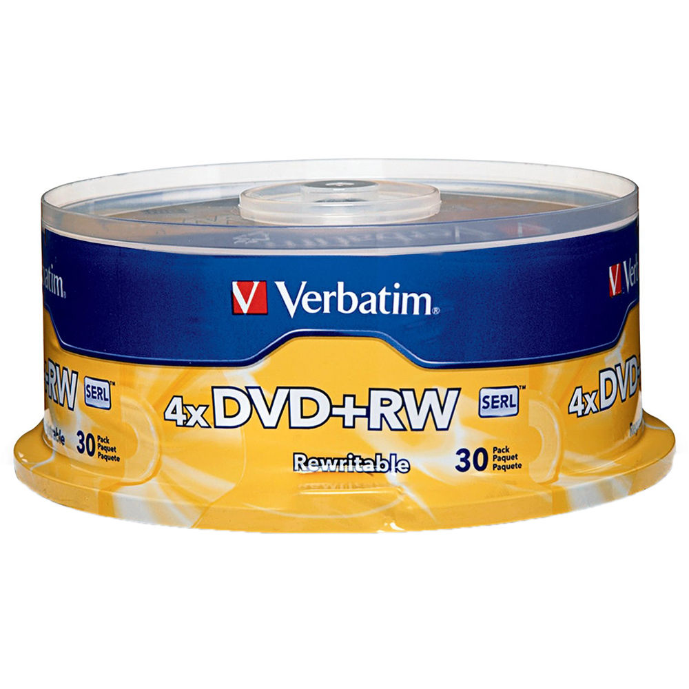 Verbatim DVD RW 4x Disc 30 94834 B H Photo Video
