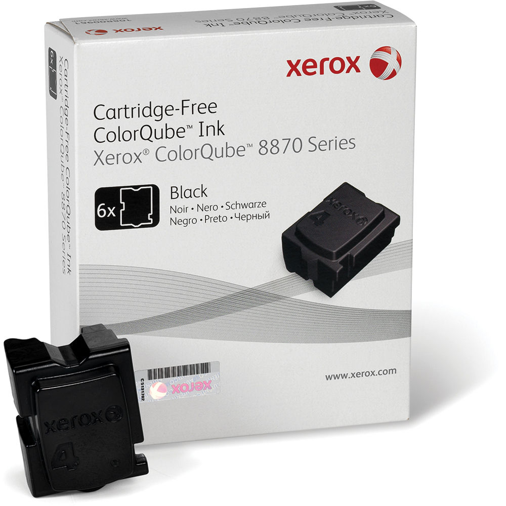 Xerox 108R00953 Colorqube Ink Black Cartridges 108R00953 B&H