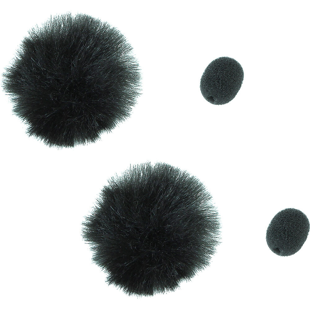 Eastwind Audio Lavalier Foam and Fur Shields LAV-FFWS-BK2 B&H