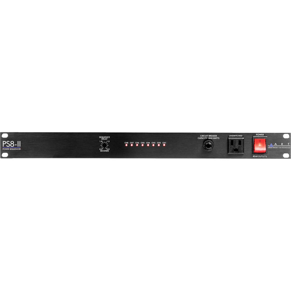 ART PS8-II 9-Outlet Power Sequencer PS8-II B&H Photo Video