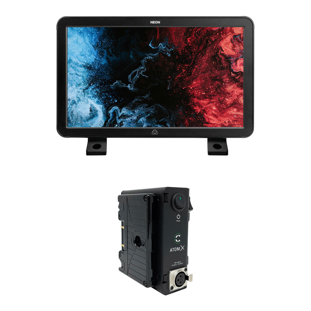 Atomos NEON 17" 4K HDR Monitor/Recorder & AtomX Core Power Box