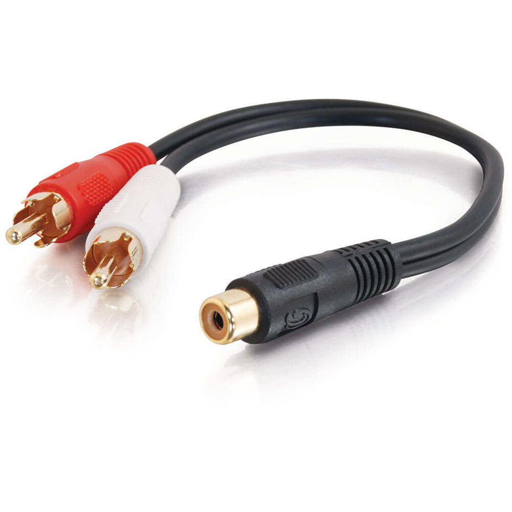 C2G RCA Male Y-Cable (6") 03181 B&H Photo Video
