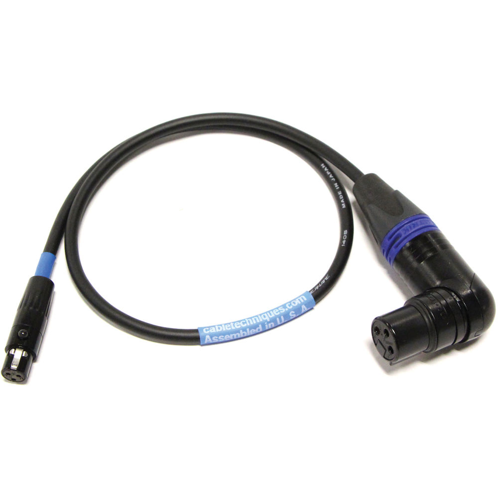 Cable Techniques XLR-3F Right Angle to TA3F Balanced CT-PXR3-18B