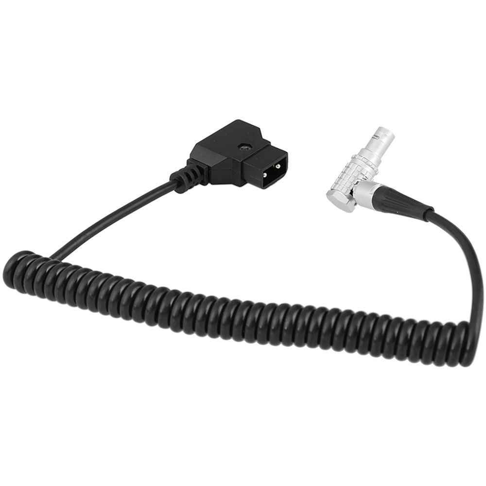 CAMVATE D-Tap to 4-Pin Coiled Power Cable for Wireless C2345 B&H