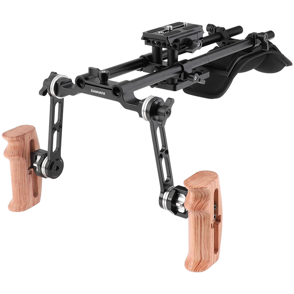 CAMVATE Pro Shoulder Support Rig with Manfrotto-Type Plate C2424
