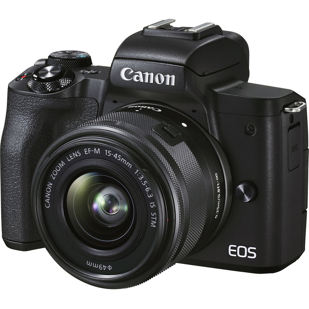 Canon EOS M50 Mark II Mirrorless Camera With 15 45mm 4728C006