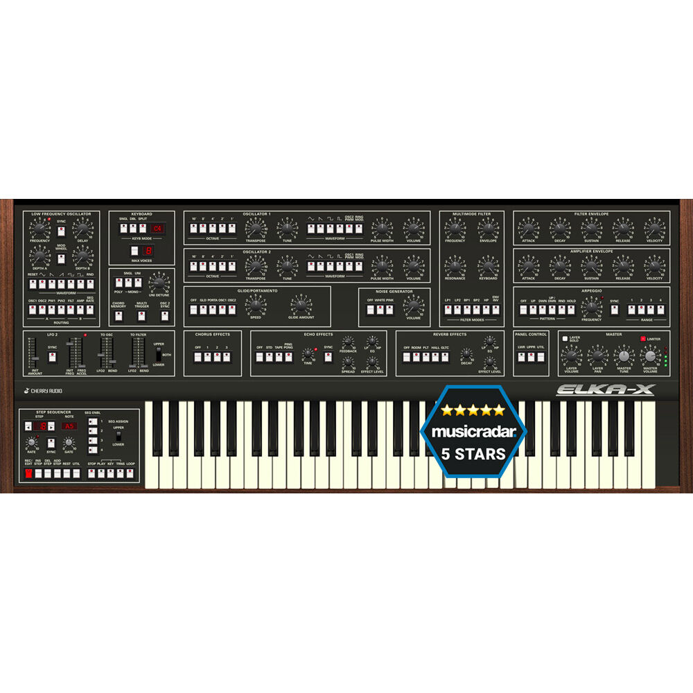 Cherry Audio Elka-X Virtual Synthesizer Software 1316-1037 B&H