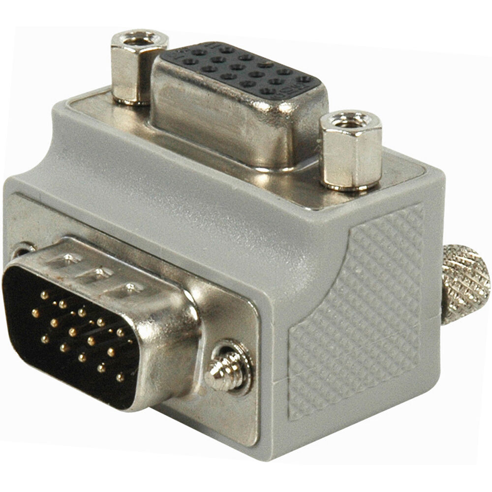 Connectronics HD15-Pin VGA Right Angle Adapter Female MGC-15RAX1