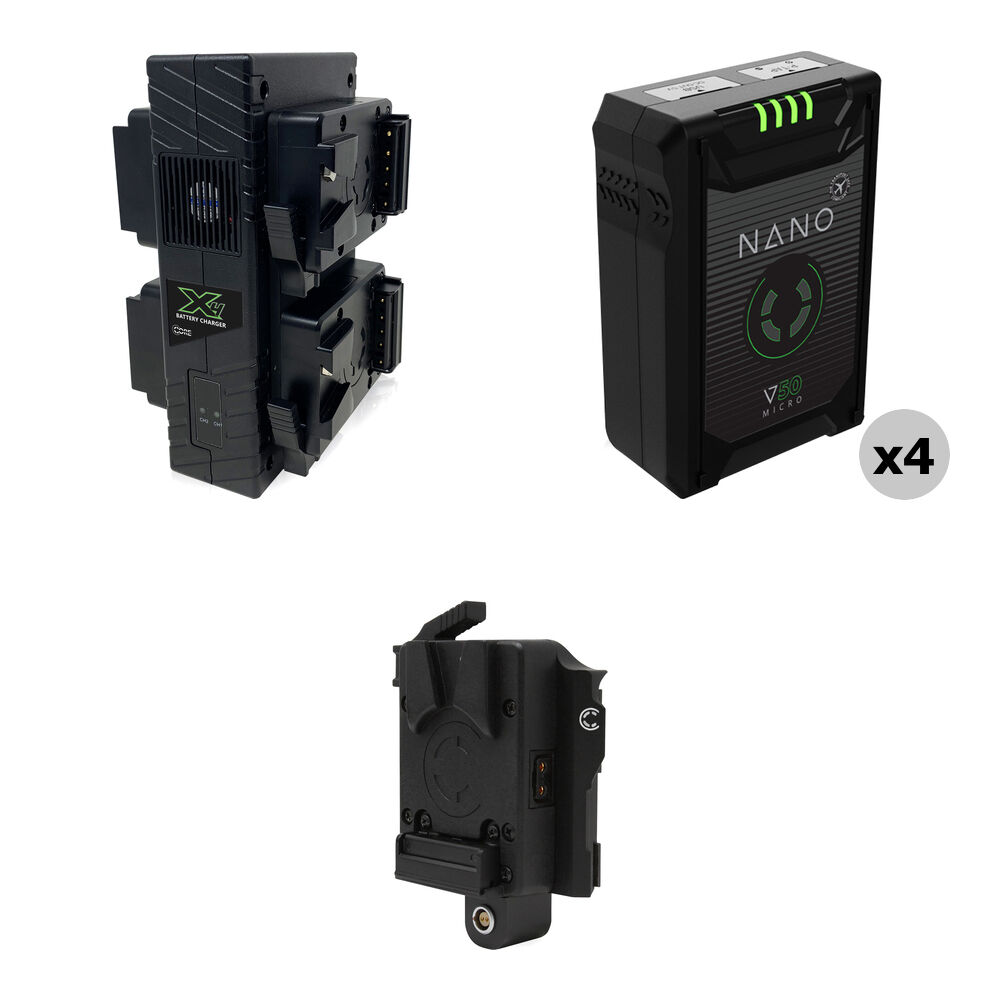 Core SWX NANO Micro 50 Li-Ion 4 x Batteries + Quad NANO-V50K4K